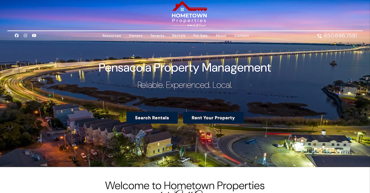 Pensacola Property Management, Pensacola Homes for Rent | Hometown ...